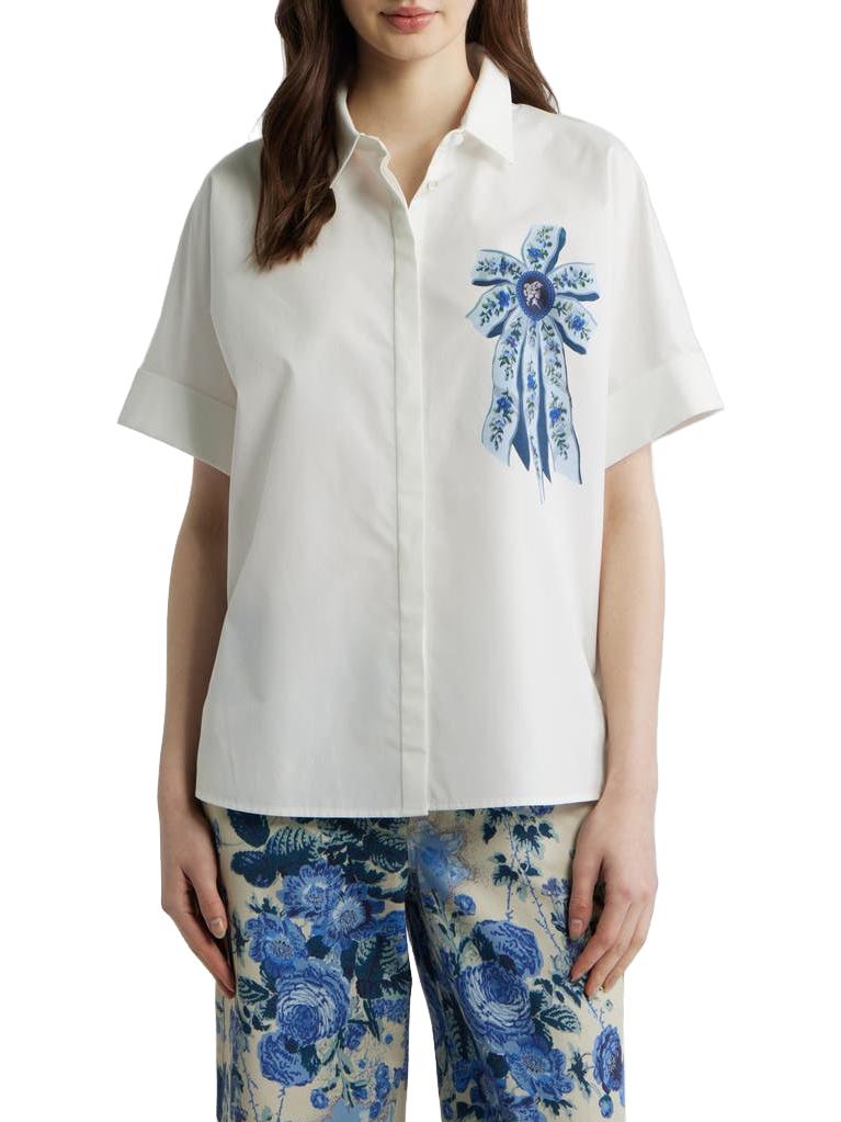 KOBI HALPERIN Bonnie Short Sleeve Button-Up Shirt